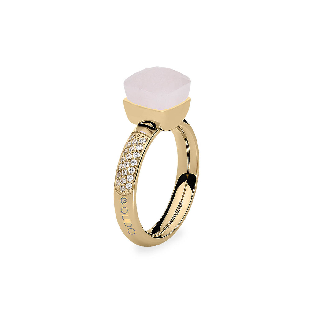 Firenze Deluxe Ring - Shades of Rose & Grey - Gold – QUDO